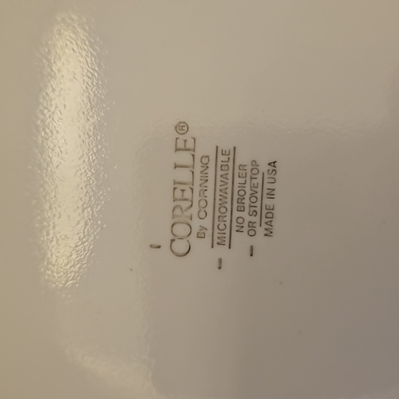 Corelle | Dining | Corelle Vintage Blue Hearts Sponge Rim Design Bread ...